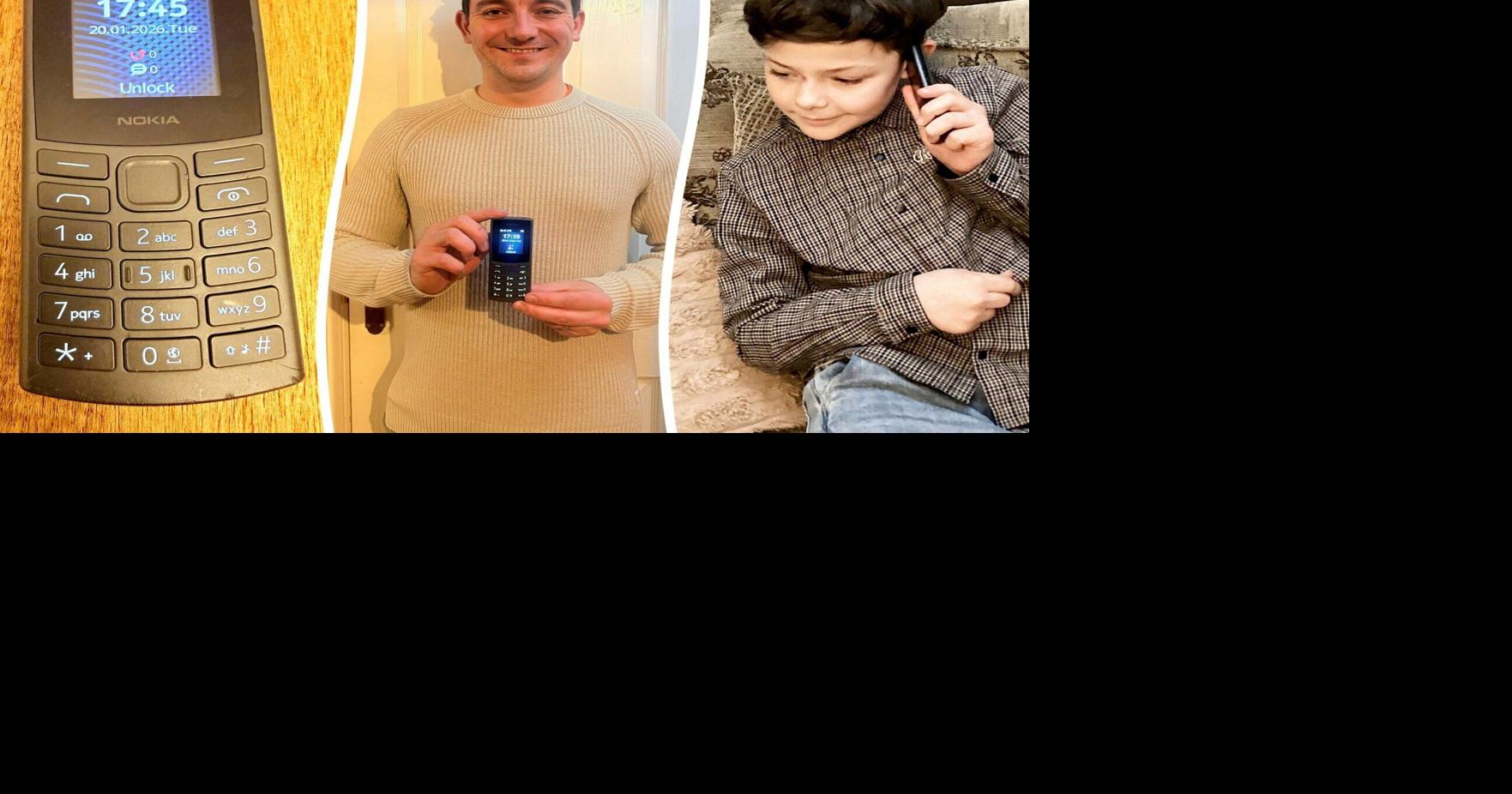 Dad gives kids old school Nokia phone to help with online addiction ...