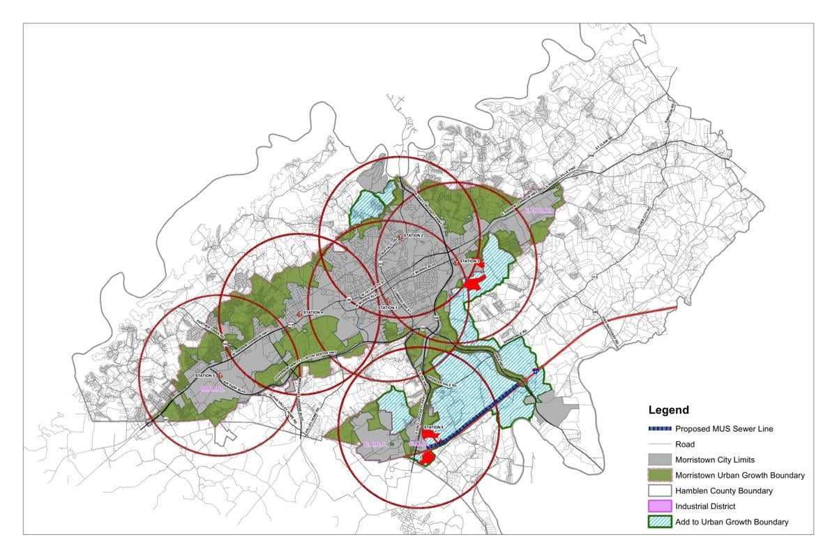 Initial Urban Growth Boundary expansion map | | citizentribune.com