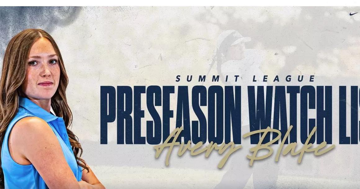 ORU's Avery Blake Named to Summit League Preseason women's golf Watch List, spring schedule set ...