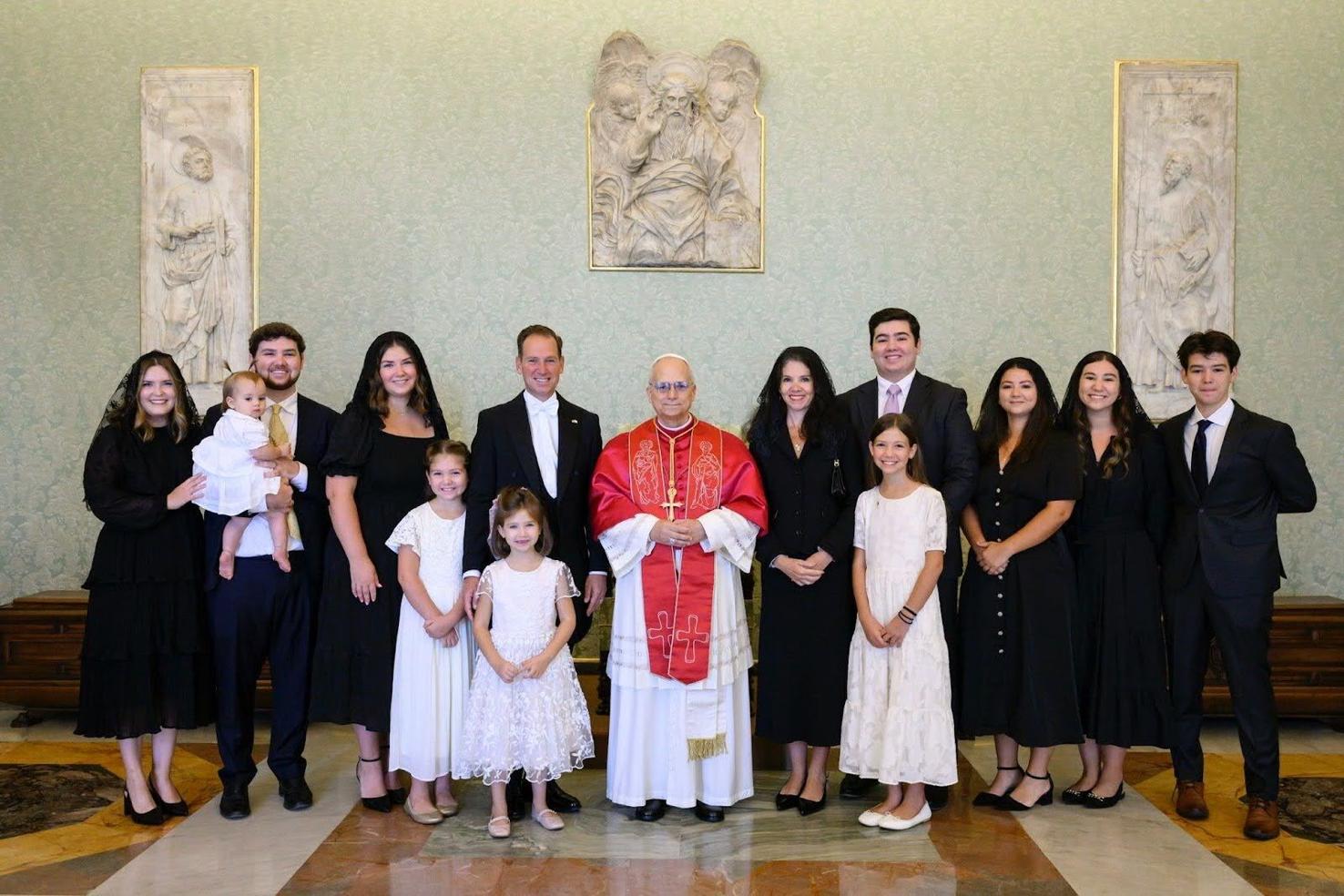 U.S. Ambassador Brian Burch meets with Pope Leo XIV at the Vatican ...