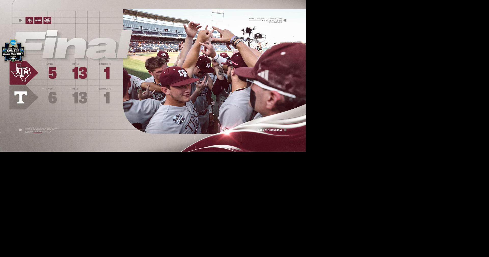 Tennessee earns first national title in baseball with 6-5 win over ...