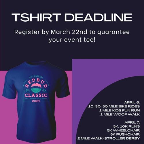 Early registration deadline for Redbud Classic 2024 is March 22 | Arts ...