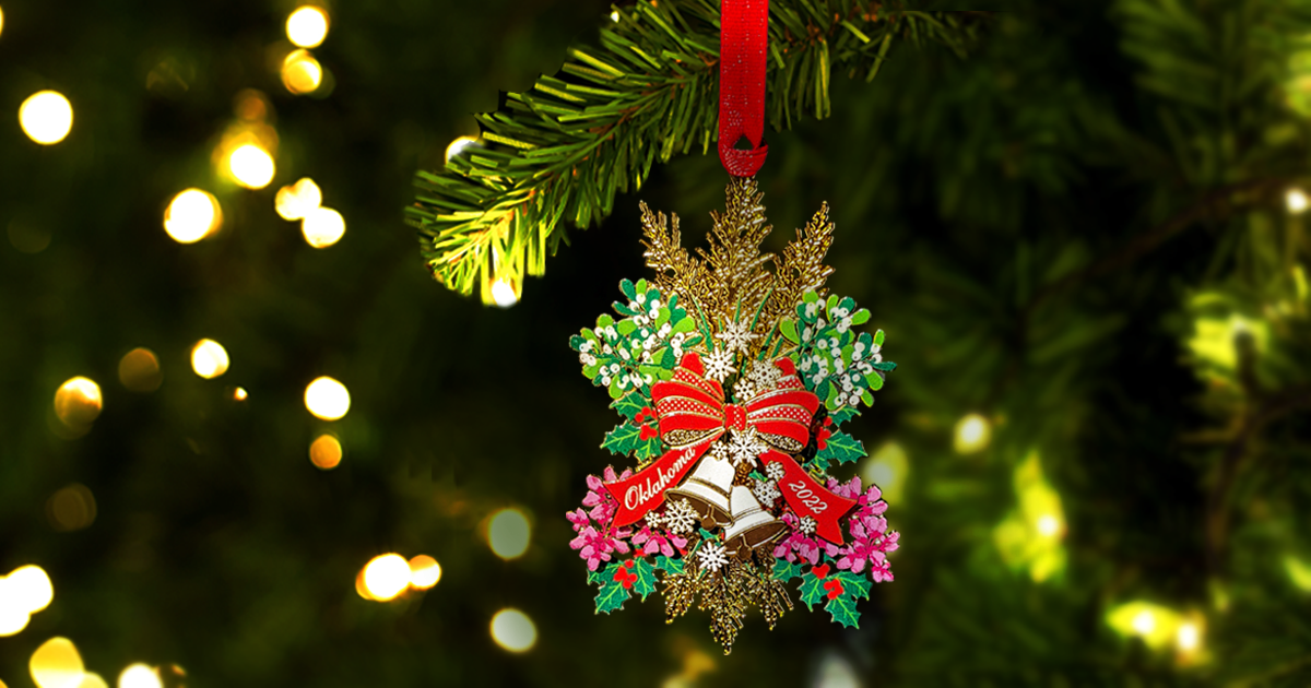 Oklahoma 'Friends of the Mansion' ornament showcases three of Oklahoma ...