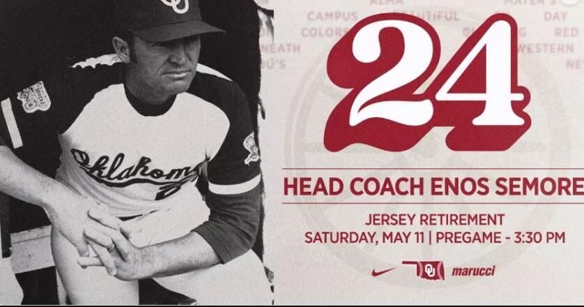 OU Baseball honors legendary Coach Enos Semore, begins home stand ...