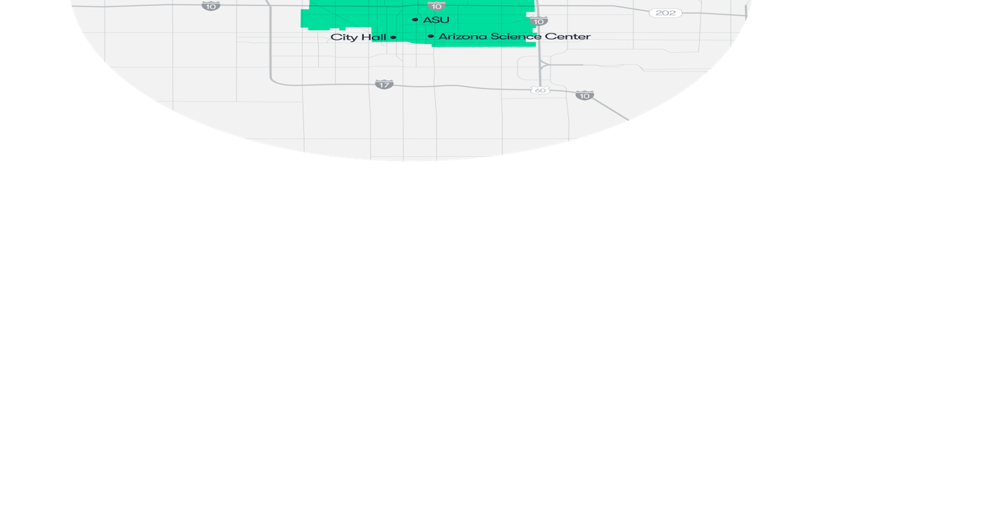 Downtown PHX Waymo service map | | citysuntimes.com