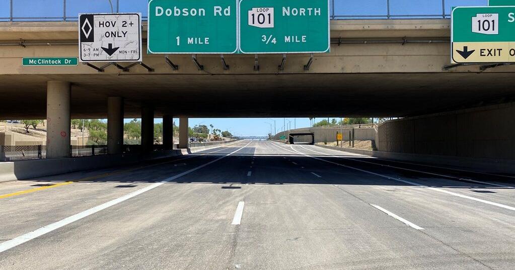 ADOT: Eastbound US 60 ramp to northbound Loop 101 closed July 19 ...