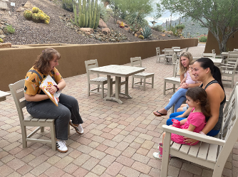 Desert Foothills Library unveils new patio furniture donated by Kiwanis ...