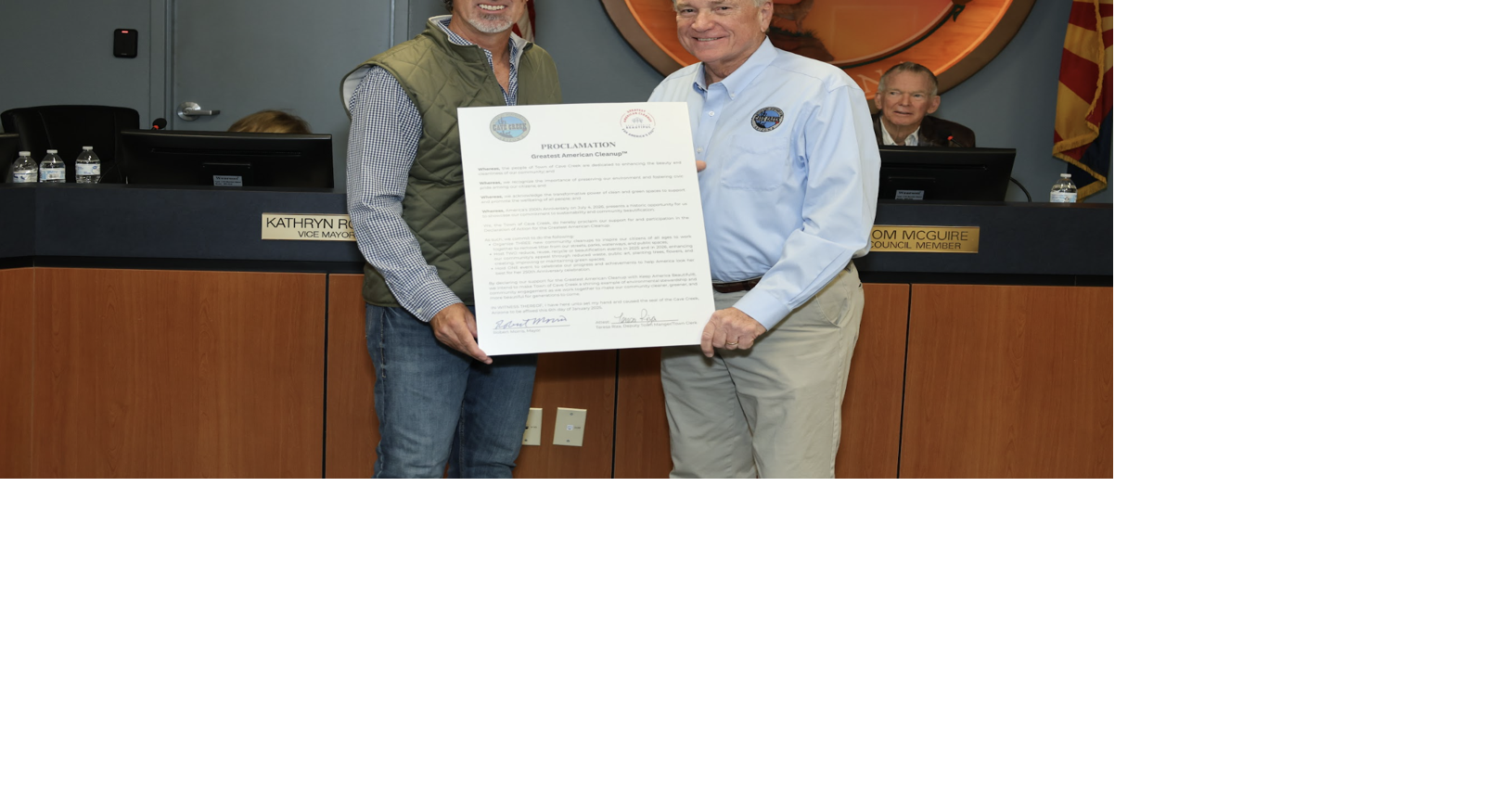 Cave Creek to participate in Keep America Beautiful campaign ...