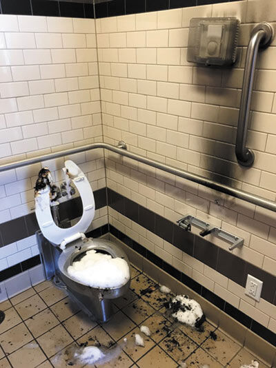 Lolo Pass restroom vandalized | Police | clearwaterprogress.com