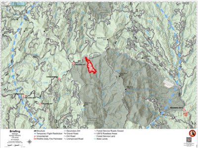 As wildfire weather heats up, 100 battle Midnight Fire | News ...