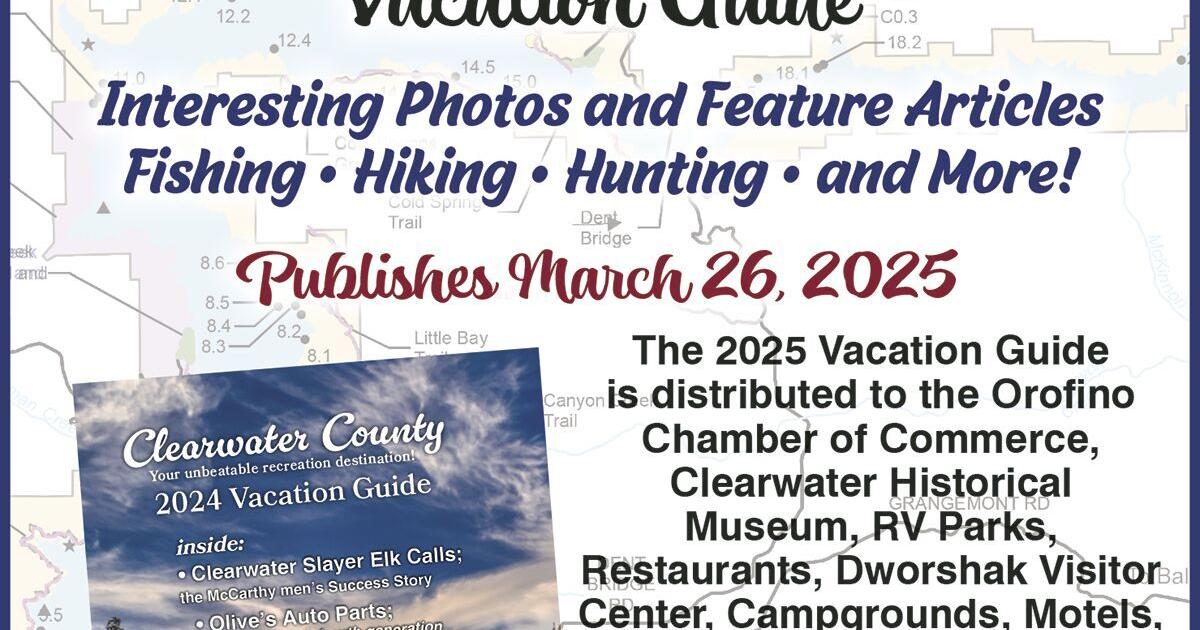Clearwater Tribune’s annual Vacation Guide will be published March 26 ...
