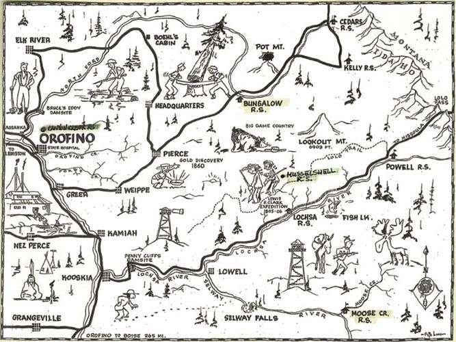 Clearwater Historical Museum featuring display of National Forest ...