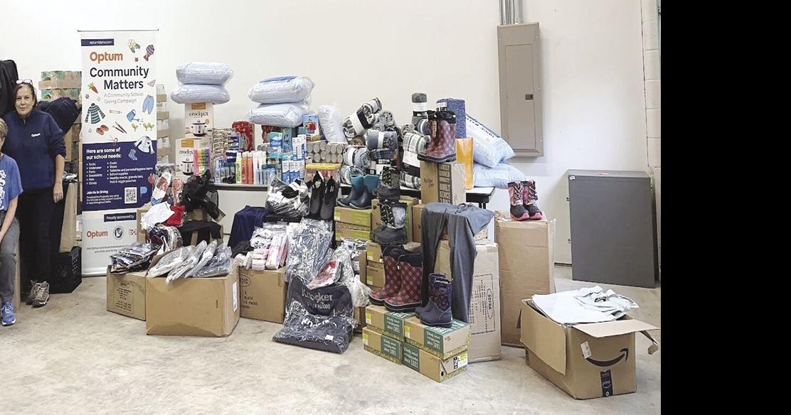 Optum gifts a community closet to Jt. School Dist. 171 | School News ...