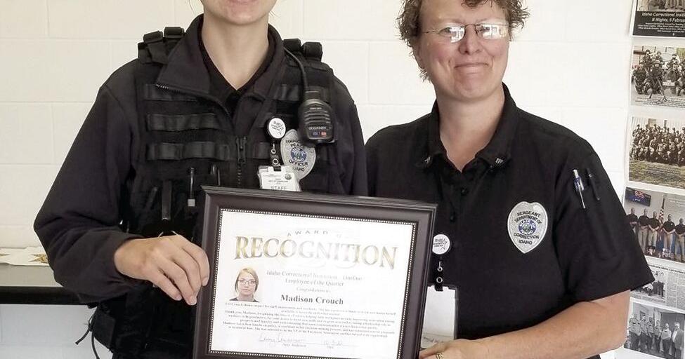 Officer Madison Crouch: The Orofino Prison’s employee of the quarter ...