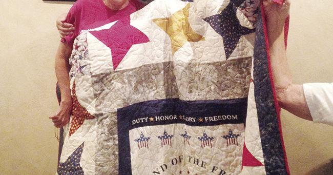 Wally Schmidt receives Quilt of Valor | Community News ...