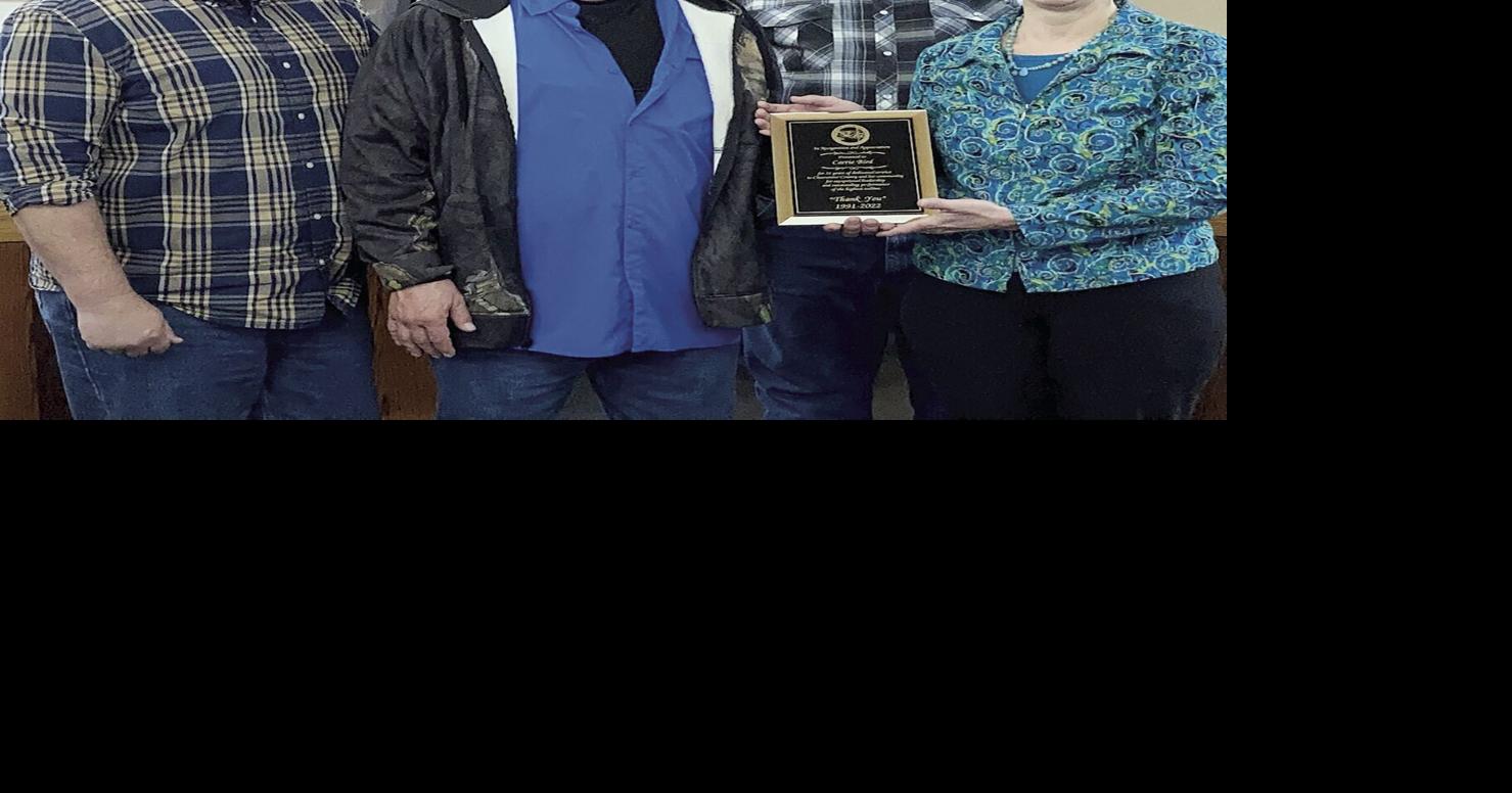 Plaque of Appreciation presented to Carrie Bird | Top Stories ...