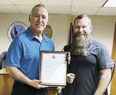 Tom Upton honored for 30 years of service with Orofino Fire Department ...