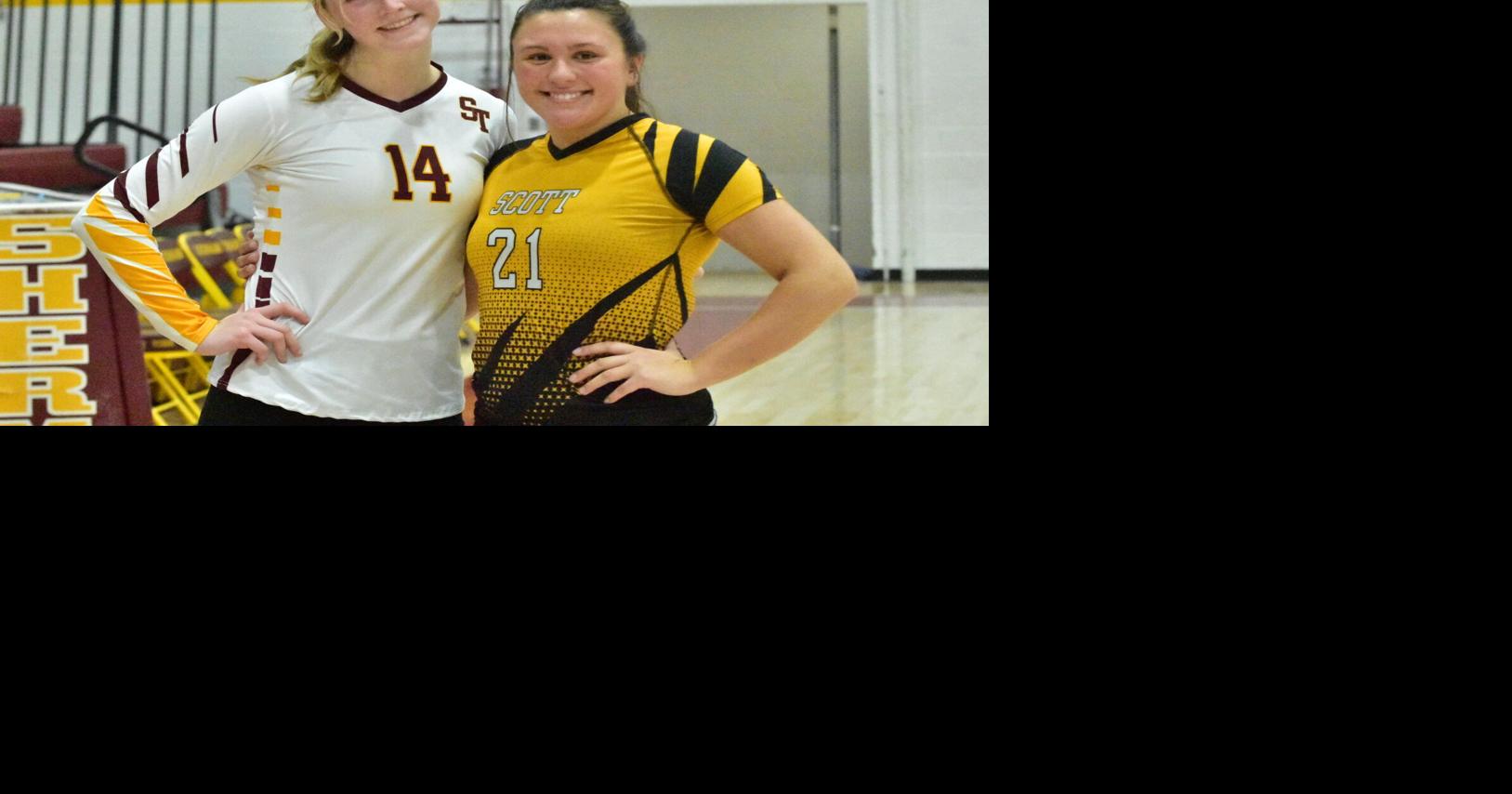 County volleyball stars Justice and Rollo reach 1,000 kills | Sports ...