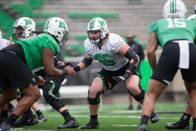 Marshall suits up in competitive Saturday practice | Sports ...