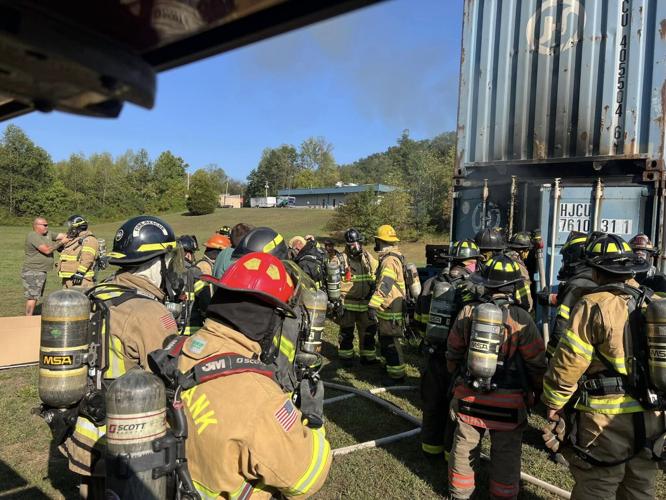Firefighters complete training at Racine VFD burn tower | News ...