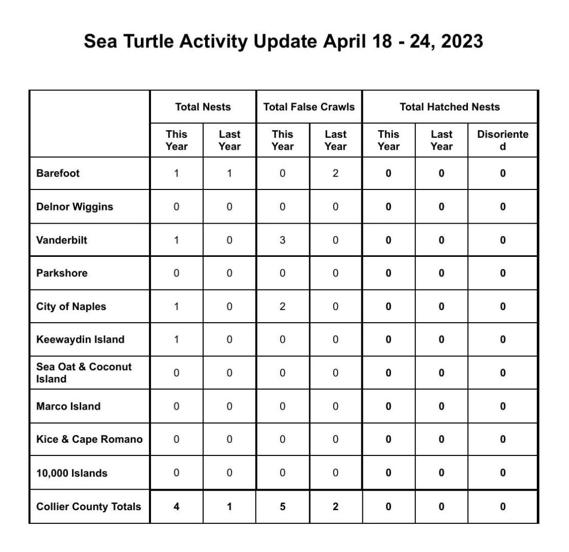 Sea Turtle Report | Environment | coastalbreezenews.com