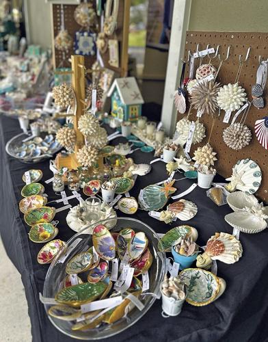 She Sells Sea Shell Art at the Holiday Shell Art Sale | Environment ...