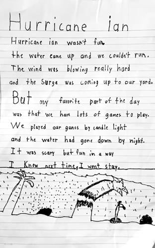 Tommie Barfield Student Shares Heartwarming Hurricane Ian Poem ...