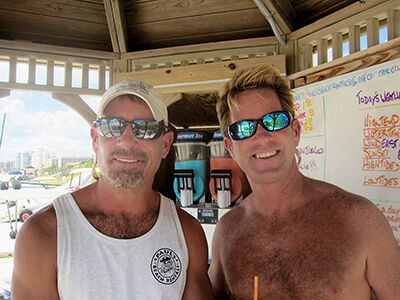 Reisinger Brothers Enduring Figures Along Shifting Sands of Marco Beach ...