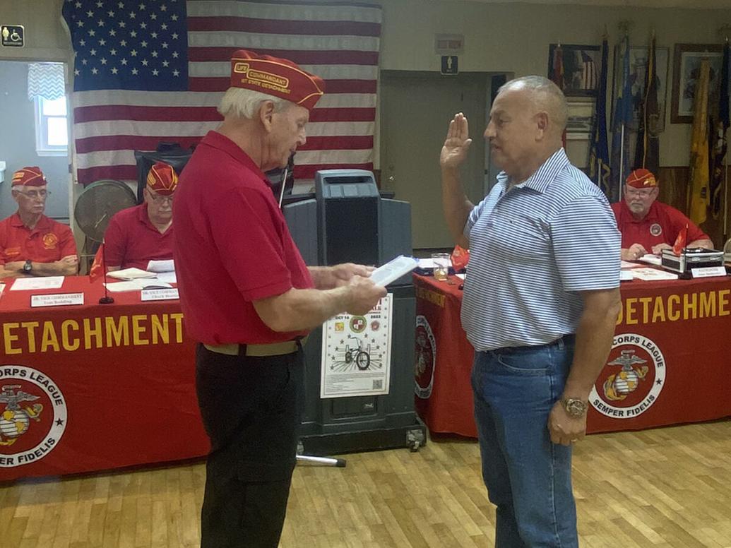 Retired Marine Soto sworn in as new member of First State Detachment ...