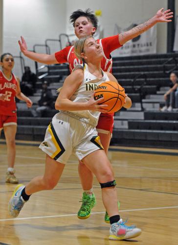 IR girls’ basketball wins third straight by dominating Laurel, 57-19 ...