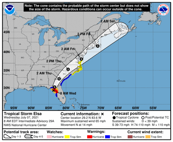 DEMA encourages preparations for Tropical Storm Elsa | State ...