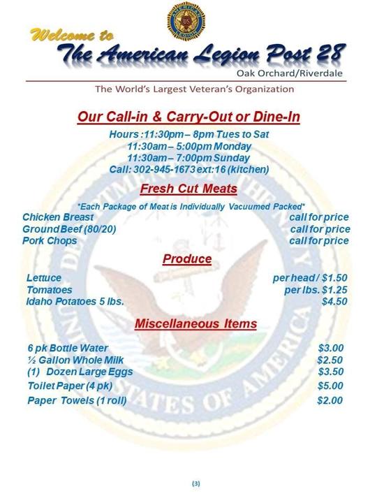 American Legion Post 28 reopening for dining | Food | coastalpoint.com