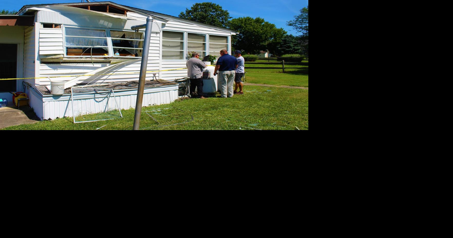 Explosion damages mobile home, injures occupant | Police & Fire ...