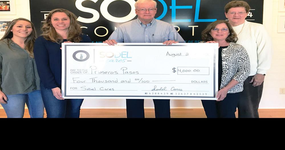 SoDel Cares donates $4,000 to Primeros Pasos | Communities ...