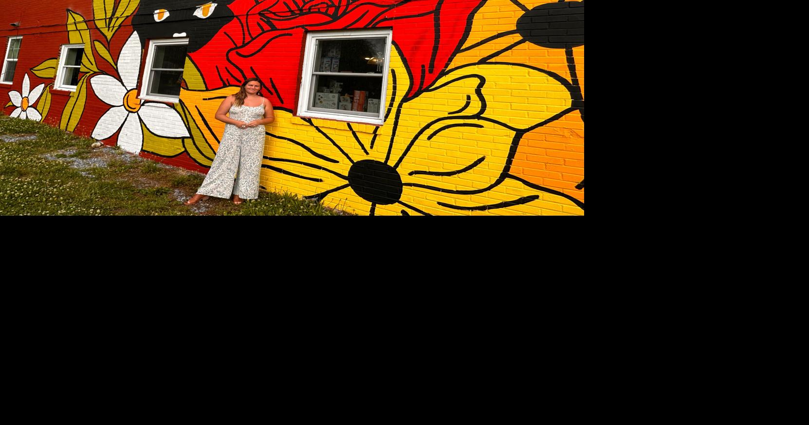 Bethany artist celebrates Dagsboro, café in colorful mural | Arts ...