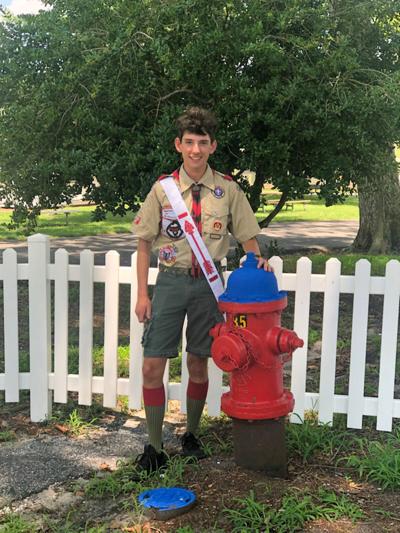 Eagle Scout project is painting Millsboro’s fire hydrants red (and blue ...