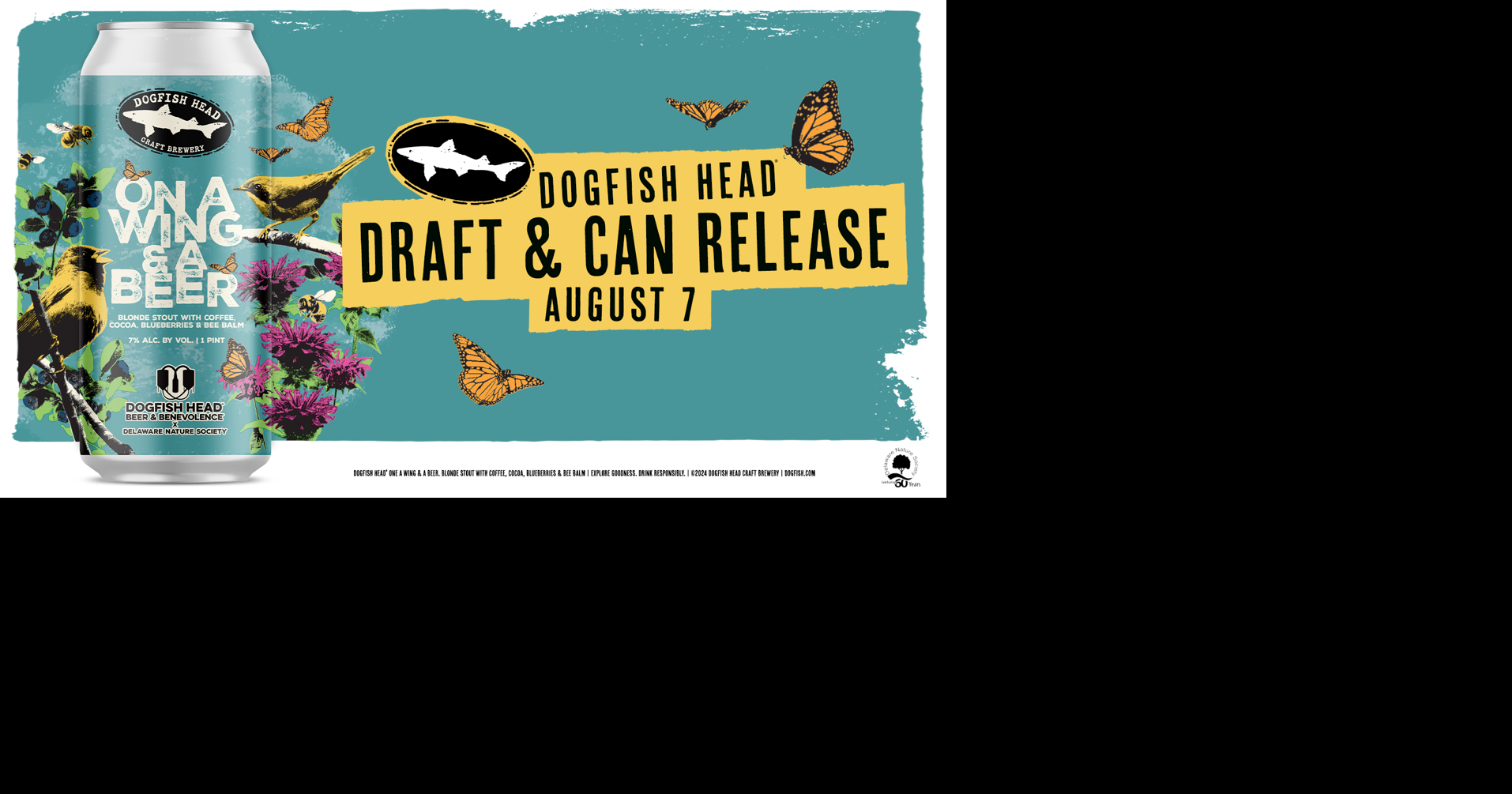 Dogfish Head launching Benevolence Beer benefitting Delaware Nature ...