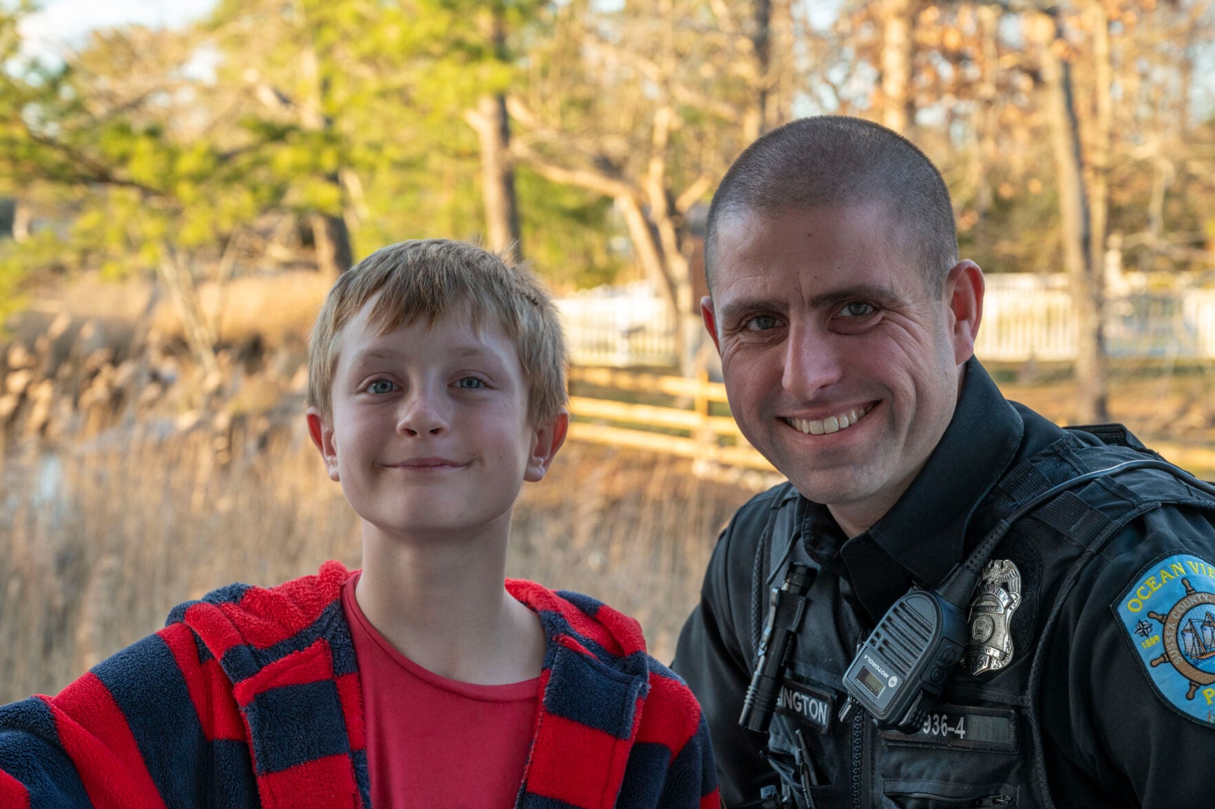 Fifth-grader thanks officer for rescue during infancy | News ...
