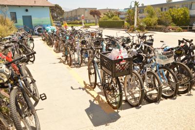 Temporary bike racks in place for JGs | News | coastalview.com