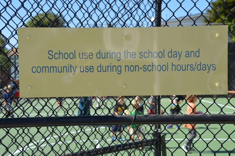 Summerland Elementary School celebrates opening of basketball, tennis ...