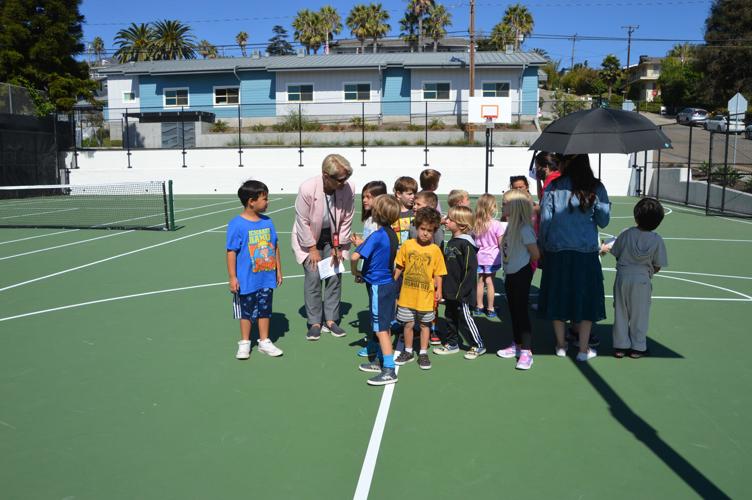 Summerland Elementary School celebrates opening of basketball, tennis ...