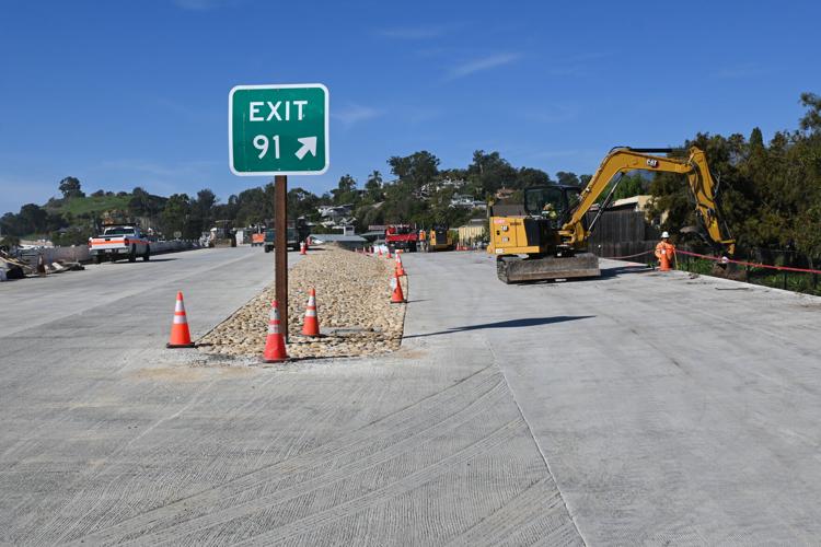Closures continue along highway for bike path, roundabout construction ...