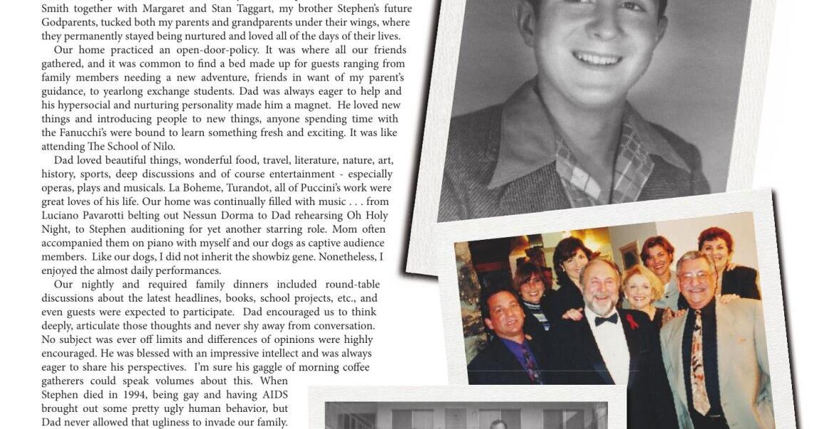 In Memoriam • Nilo Fanucchi | Obituaries | coastalview.com