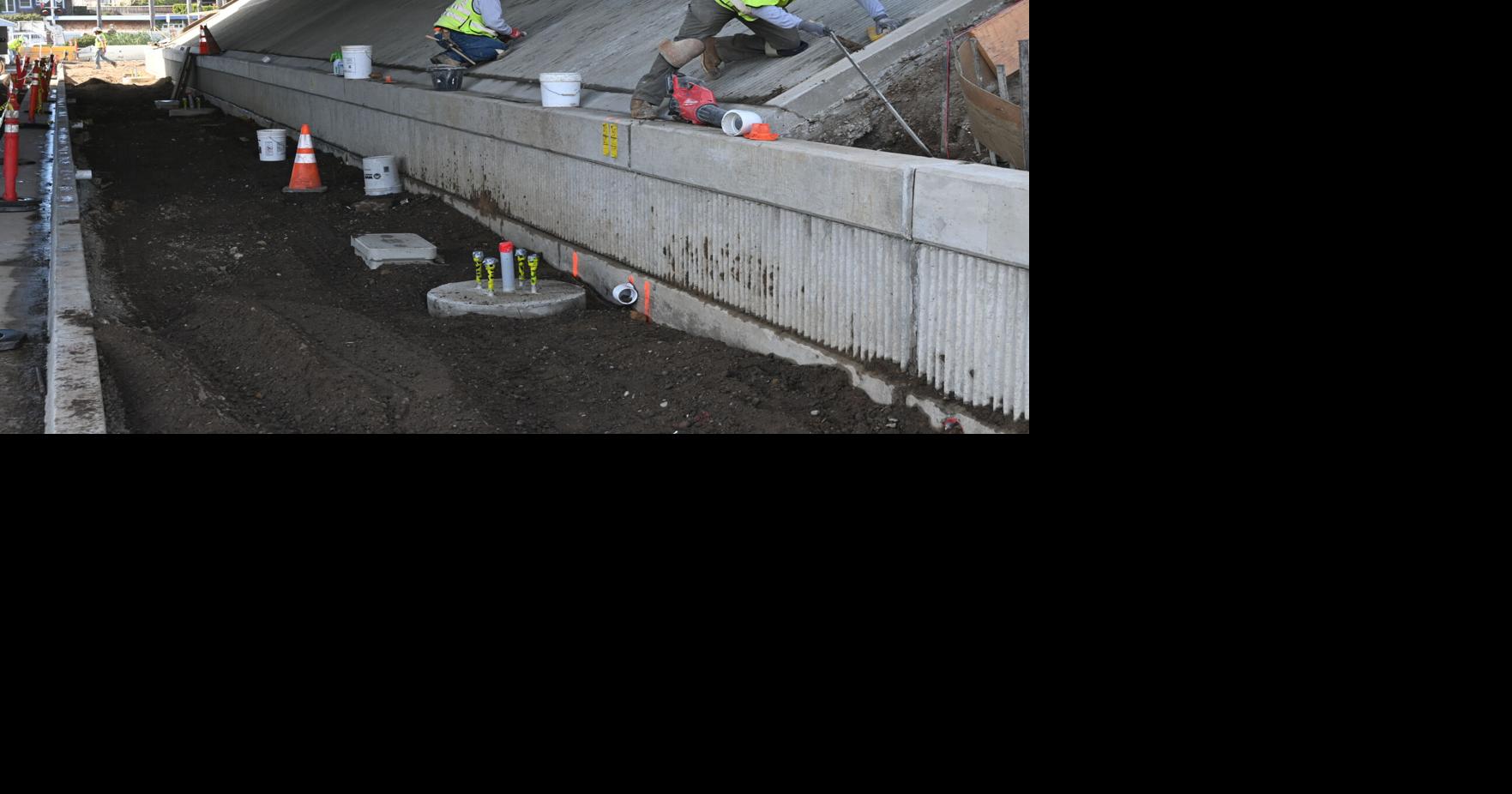 Crews focus on landscaping in Summerland, grinding pavement near Padaro ...