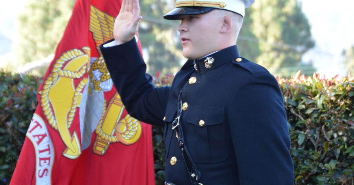 Carpinterian becomes commissioned officer with Marine Corps | News ...