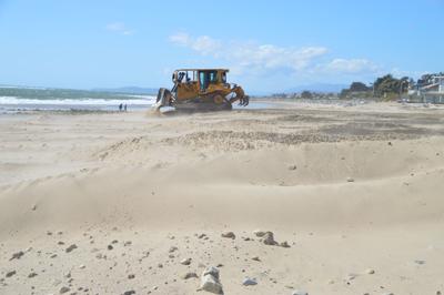 Berm removal begins | News | coastalview.com