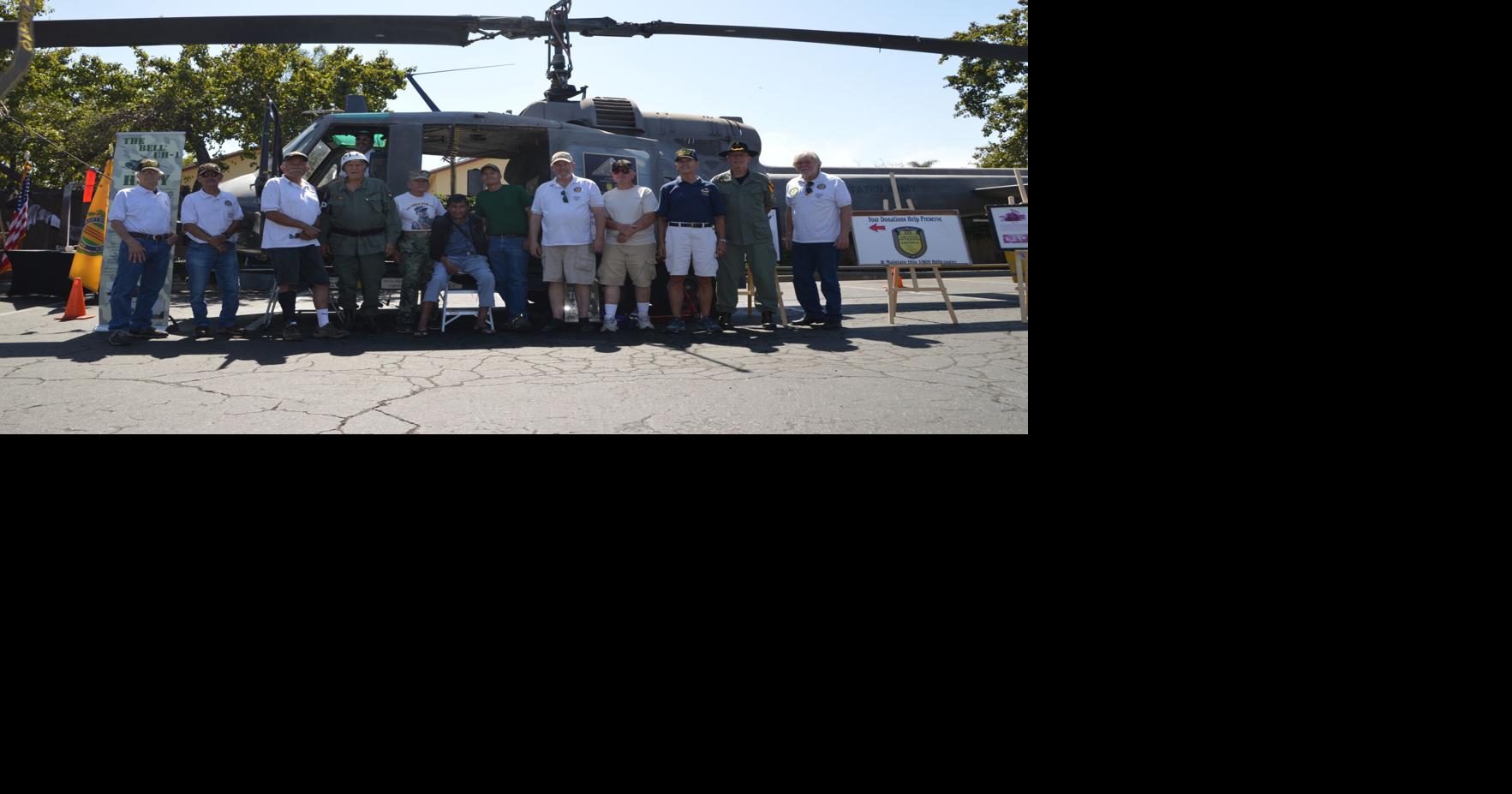Veterans gather ‘round battle-scarred chopper | News | coastalview.com