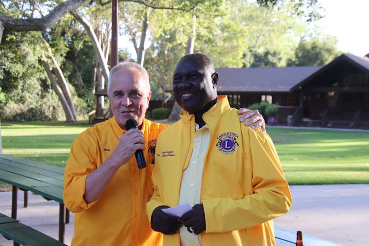 Lions install new officers, visit with Father Larry | News ...