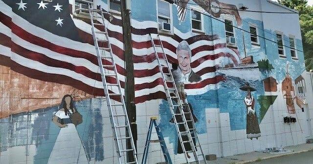 Local Artist Honors the History & Diversity of Seaford by Painting His ...