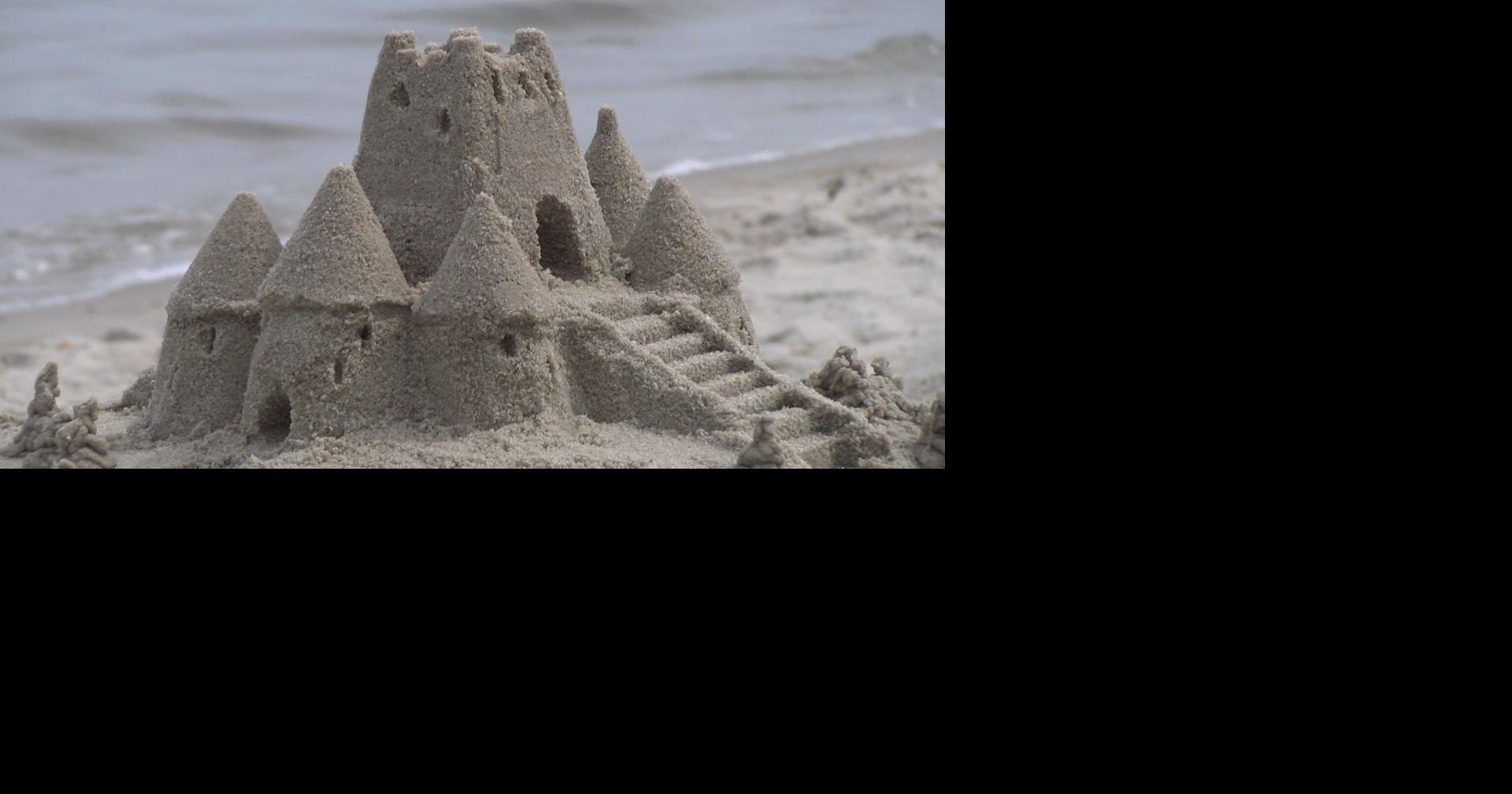 Learning how to build a sandcastle with 'The Sandcastle Lady' | News ...